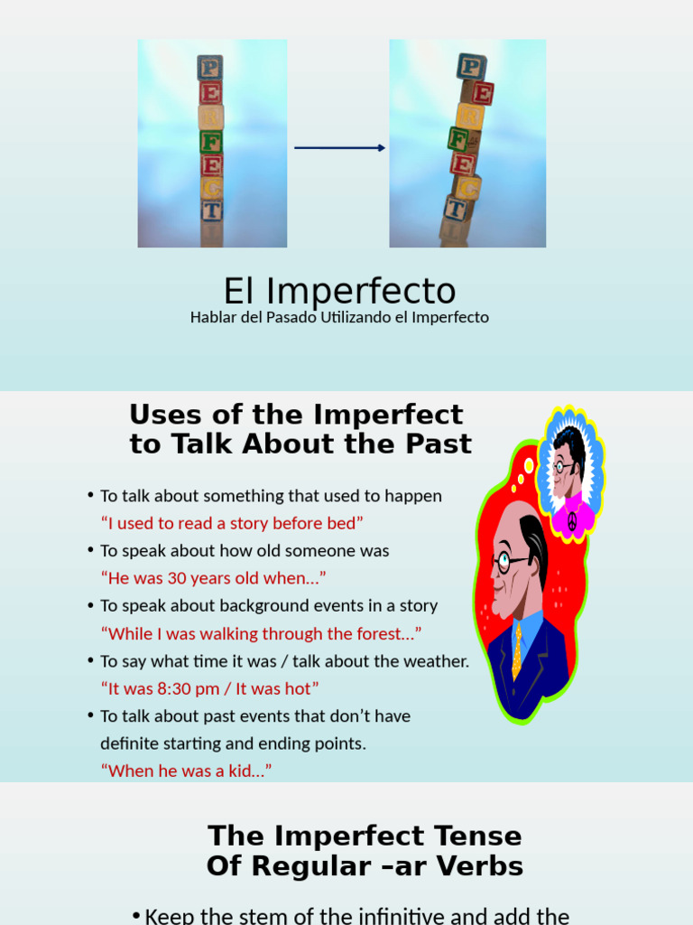 Usos y Conjugación del Imperfecto | PDF