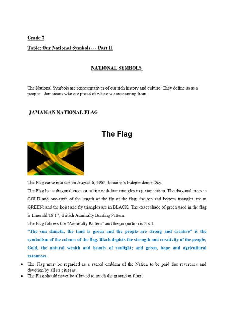 National Symbols Part 2 | PDF | Flag | Heraldry