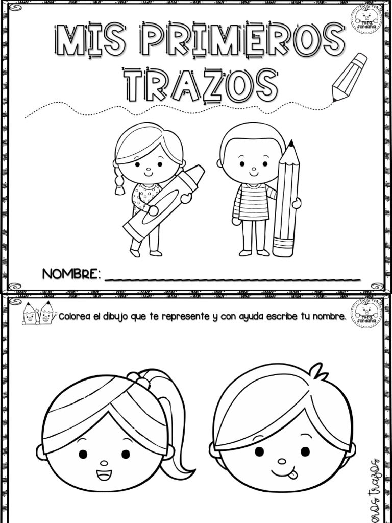 Mis Primeros Trazos 1 | PDF | Color | Ligero