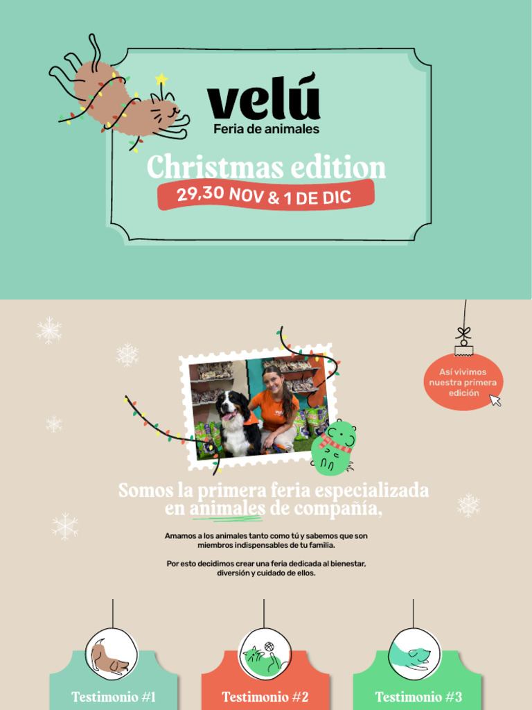 Feria Animal Velú: Éxito y Experiencias | PDF