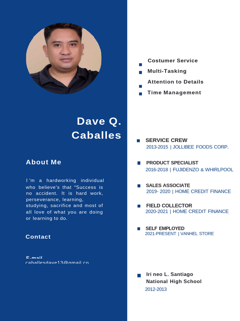 Dave Resume | PDF