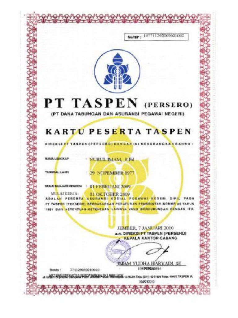 Taspen Imamd | PDF