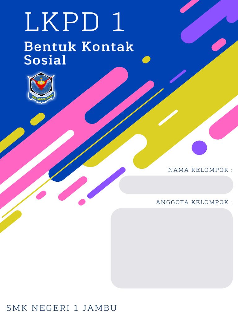 LKPD 1 Bentuk Kontak Sosial | PDF
