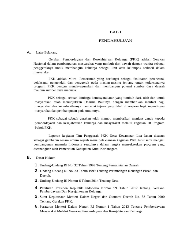 Contoh Laporan Tertib Adm | PDF