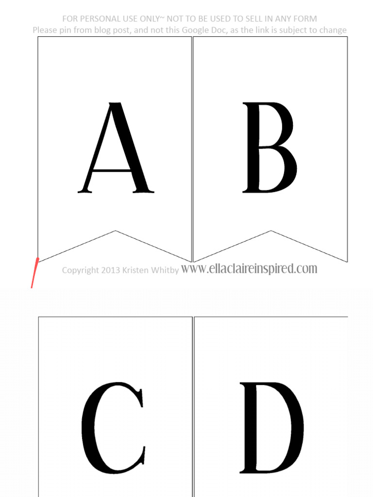 Letters Banner | PDF