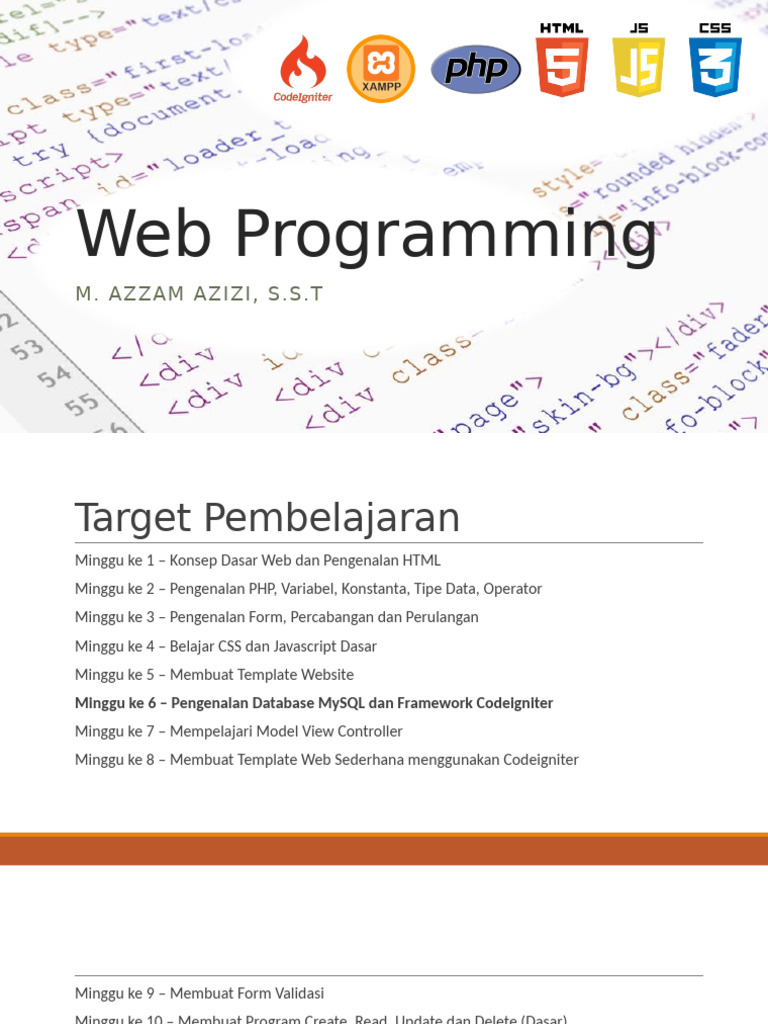 Belajar Web Programming - 6 | PDF