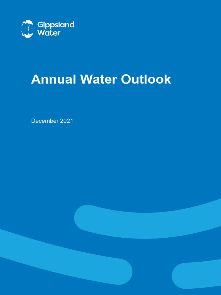 Annual Water Outlook 2021 | PDF | Transparent Materials | Water