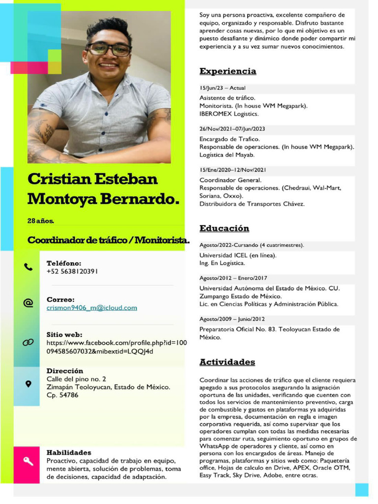 Cristian Montoya CV | PDF