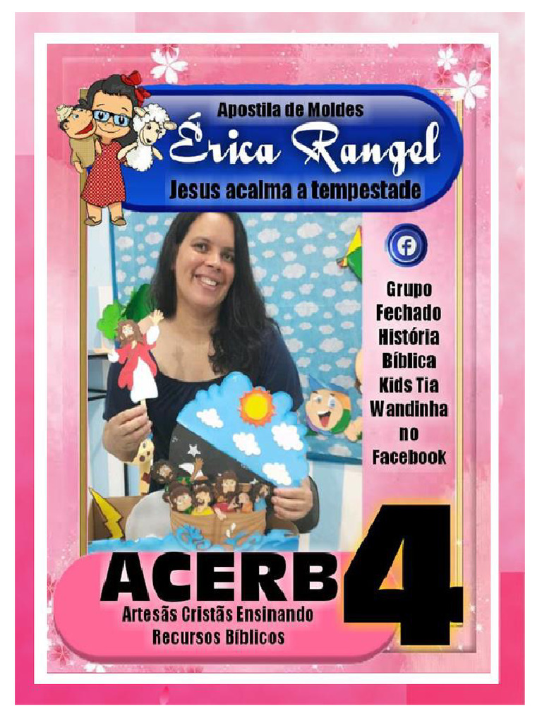 Tia Erica Rangel Jesus Acalma A Tempestade Apostila de Modles Acerb4 | PDF