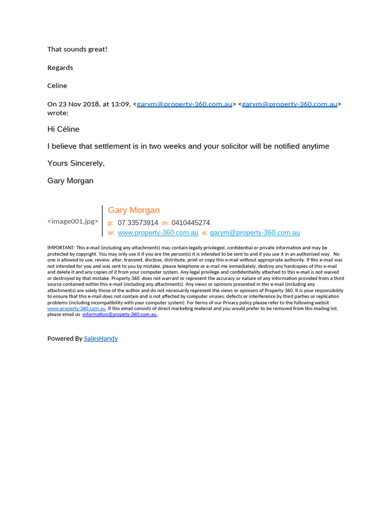 That Sounds Great | PDF