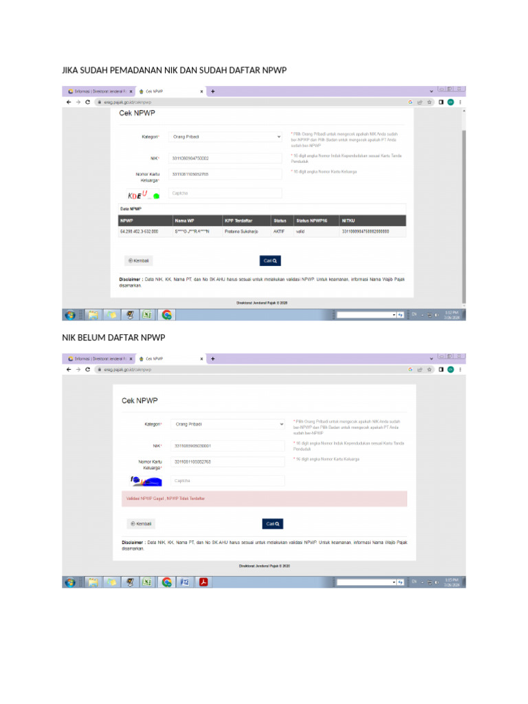 Cara Cek NPWP Aktif Belum | PDF