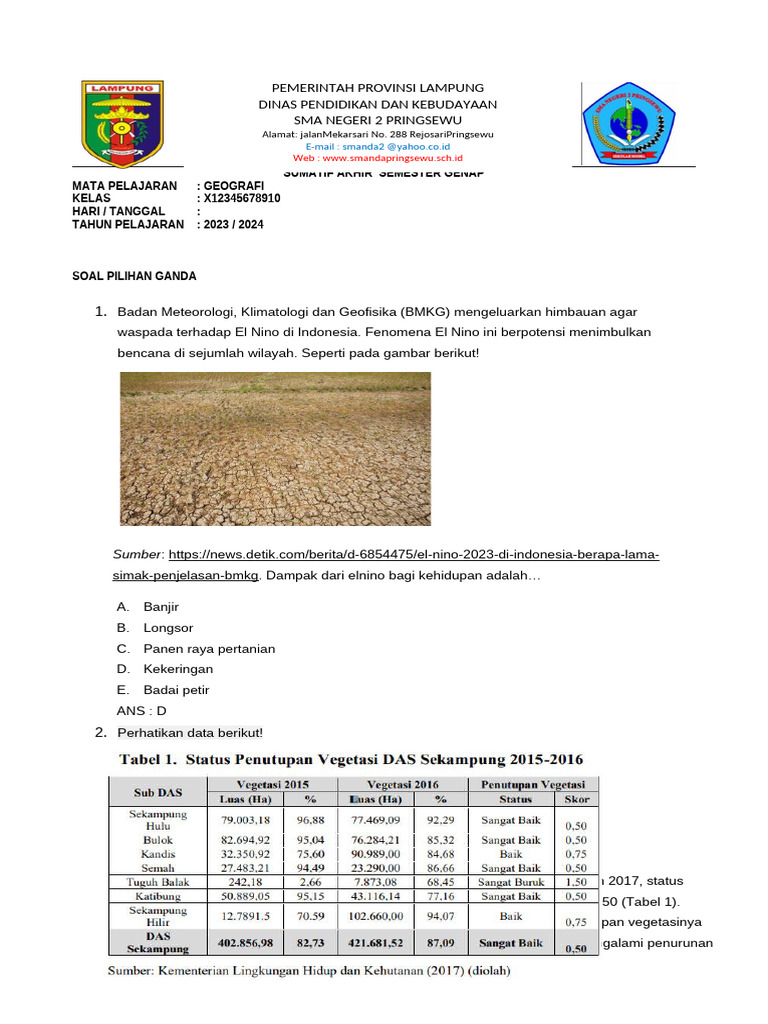 Soal Geo Kls 10 Litnum | PDF