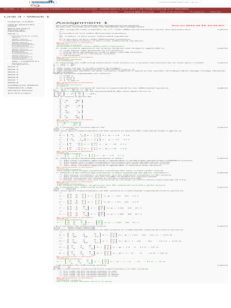 Noc19 Ee45 Assignment Week 1 | PDF