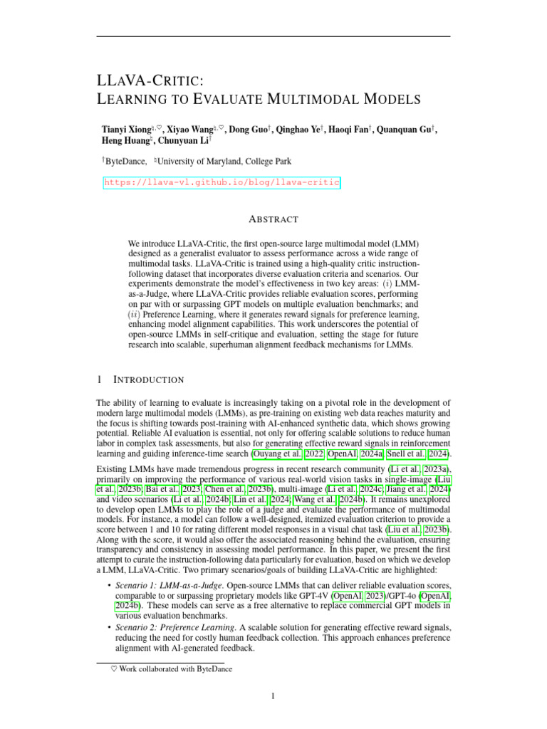 Llava Critic | PDF | Applied Mathematics | Artificial Intelligence