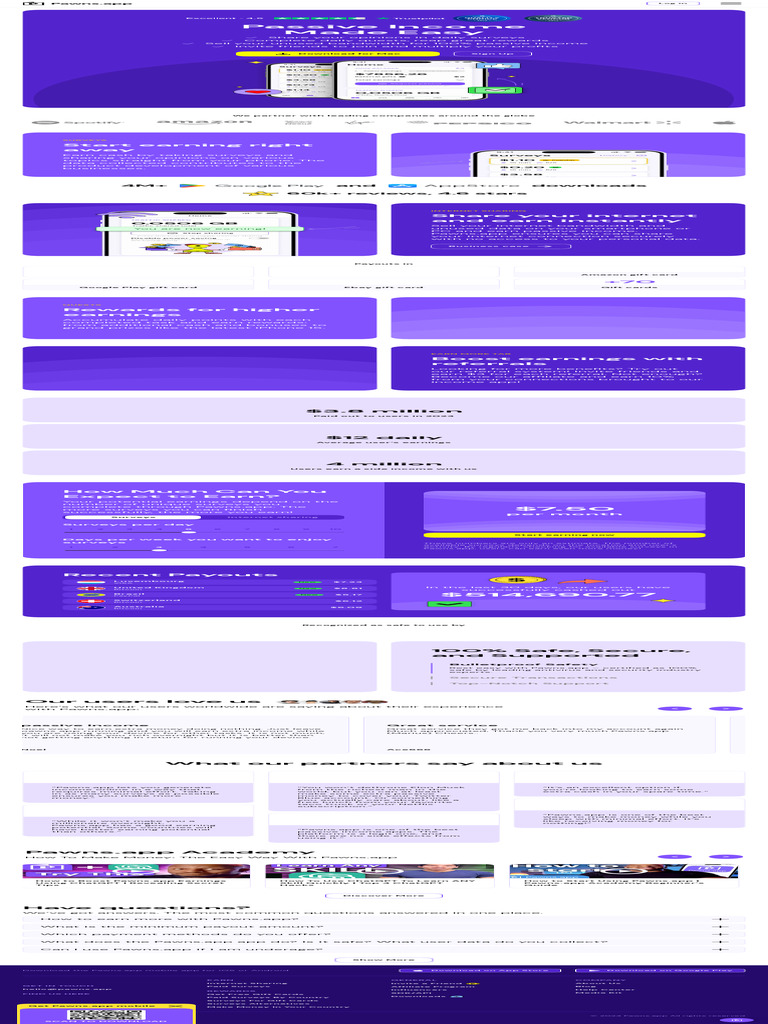 Earn Effortlessly With The Ultimate Passive Income App - Pawns | PDF ...