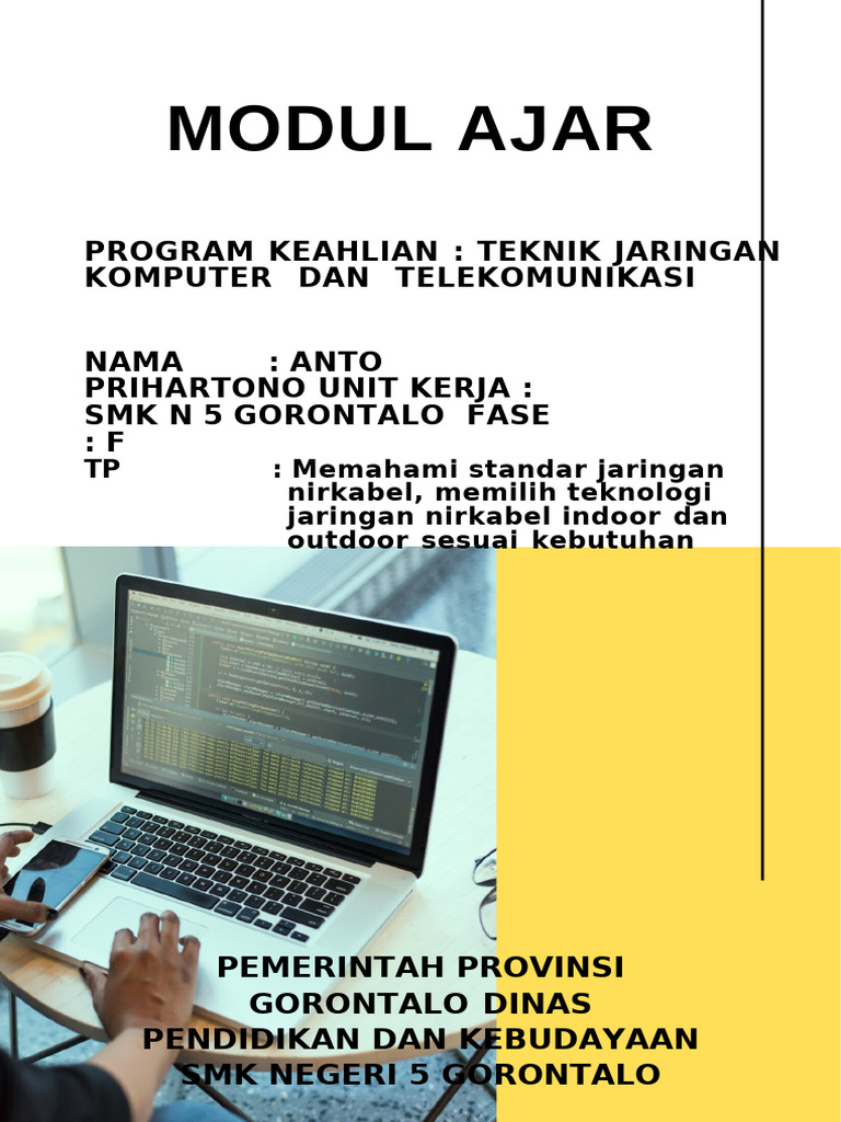 Modul Ajar TKJ Memahami Standar Jaringan Nirkabel | PDF
