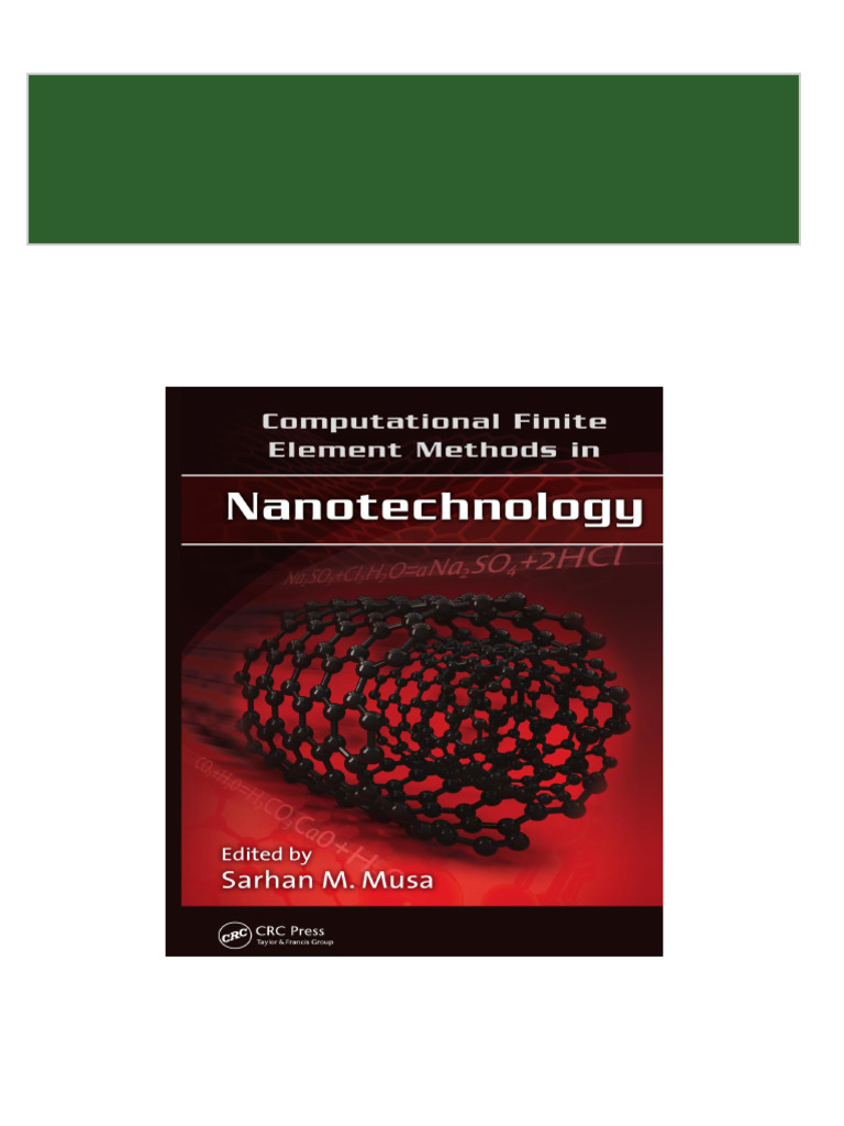 Computational Finite Element Methods in Nanotechnology Download PDF | PDF