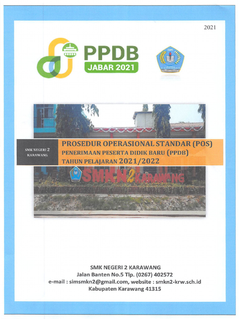 Pos PPDB 2021 SMKN 2 KRW | PDF