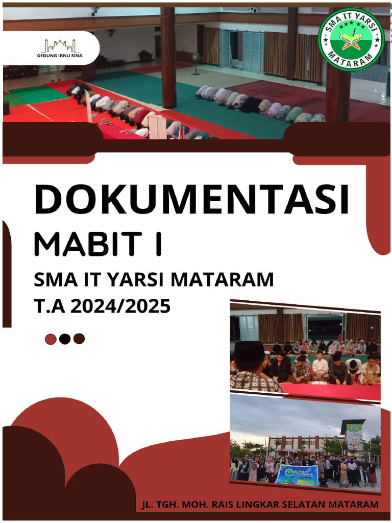 Dokumentasi Mabit 1 Smester I 2024-2025 SMA IT YARSI Mataram | PDF