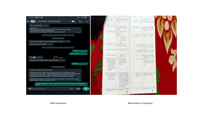 Bukti Pengaduan Dan Bukti Register Pengaduan | PDF