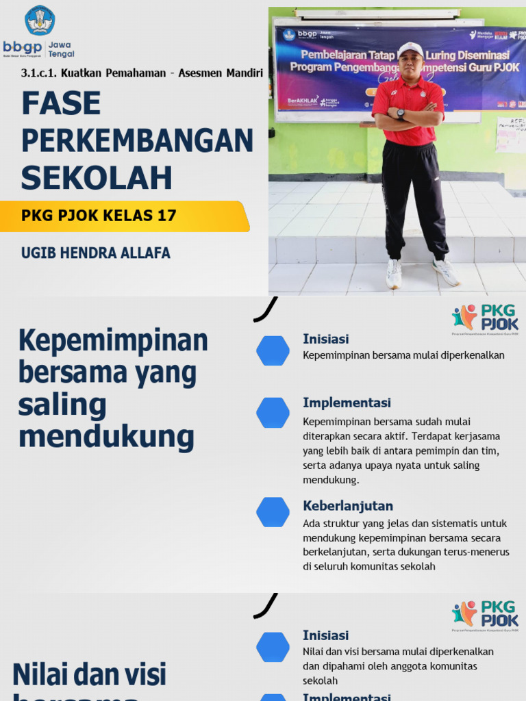 3.1.c.1. Fase Perkembangan Sekolah - UGIB HENDRA ALLAFA | PDF