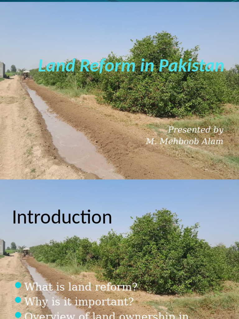 Land Reform in Pakistan | PDF