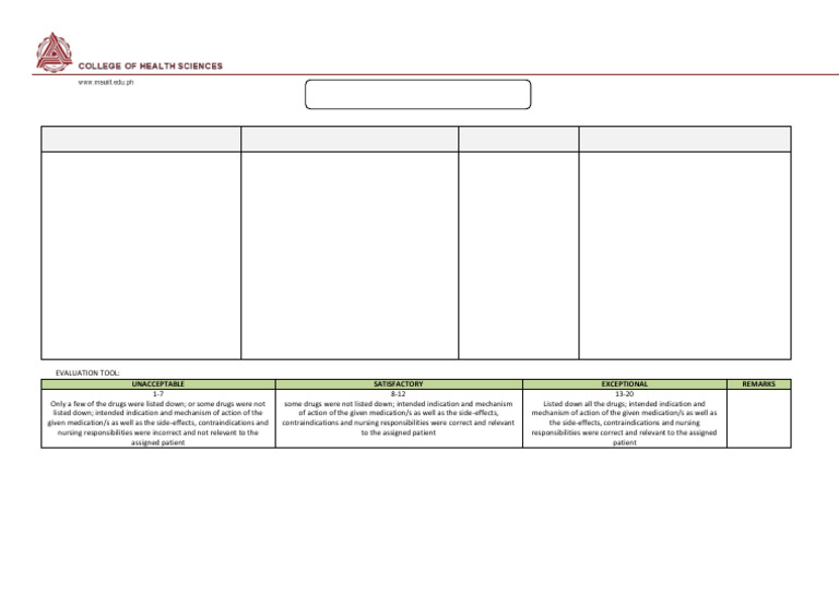 Level 4 Medication Form | PDF