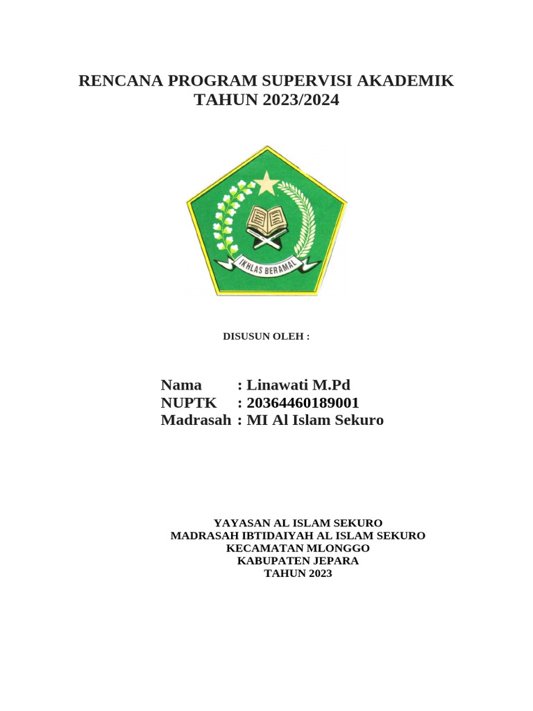 Contoh Supervisi | PDF