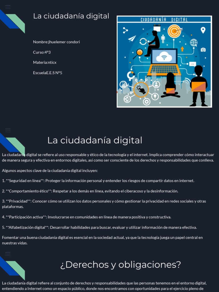 La Ciudadanía Digital | PDF | Internet