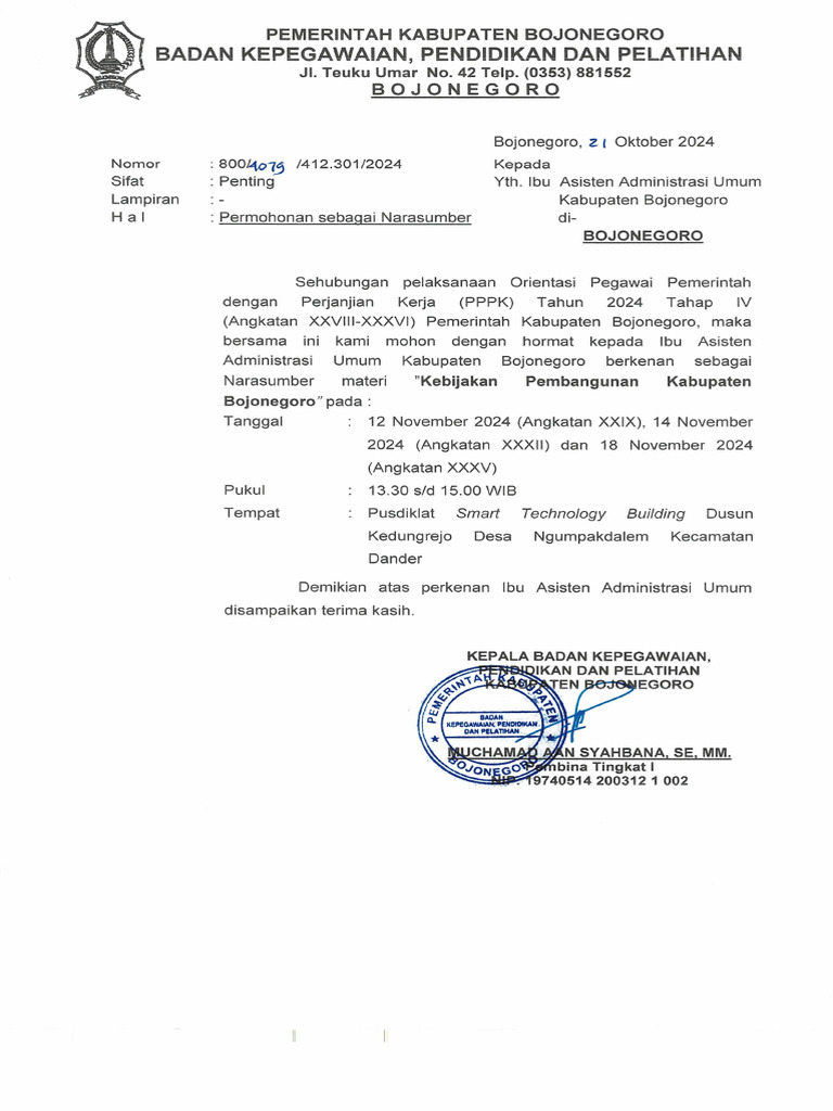 Permohonan Narsum Asda 3 | PDF