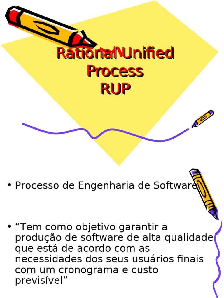 Rational Unified Process | PDF | Testes de software | Diagrama de caso ...