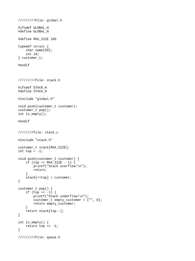 Week 4 | PDF | Queue (Abstract Data Type) | Computer Programming