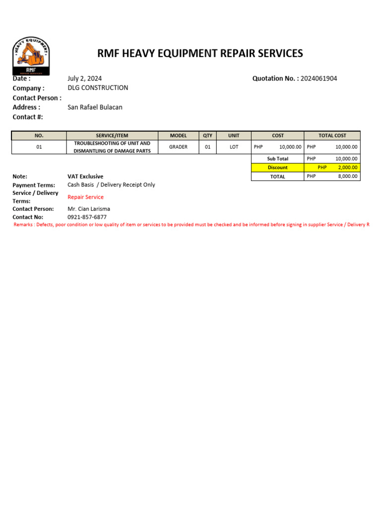 DLG Construction Grader | PDF