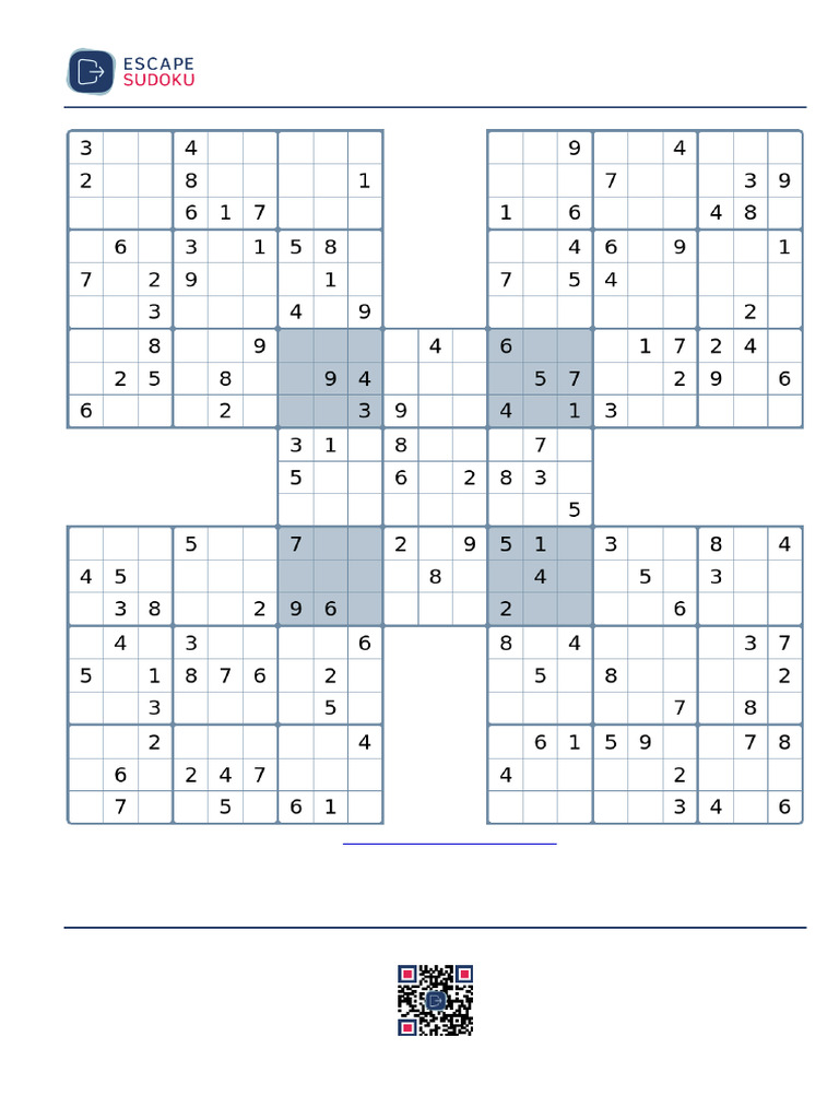Print Puzzles (Samurai 9x9 Medium) | PDF