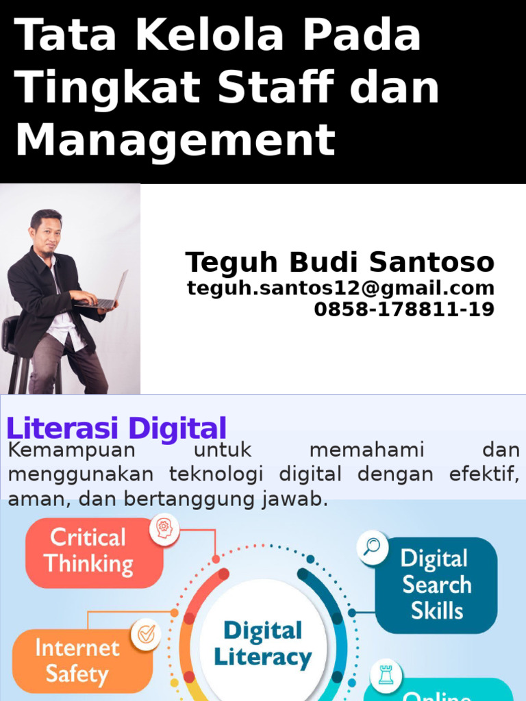 MODUL Data Dan Tata Kelola Pada Tingkat Staff Dan Management | PDF