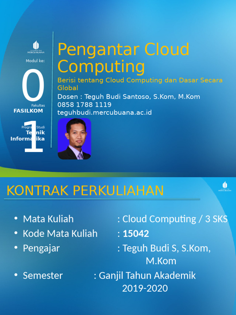 Bahan 01 CloudComputing | PDF