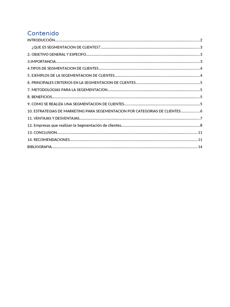 Segmentacion Por Categorias de Clientes | PDF | Marketing | Comportamiento