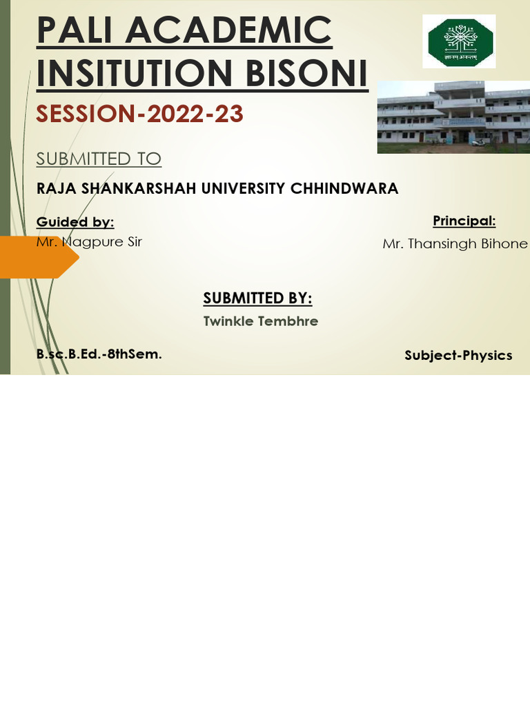 Physics Project Report: Probability & Graphs | PDF | Student's T Test ...