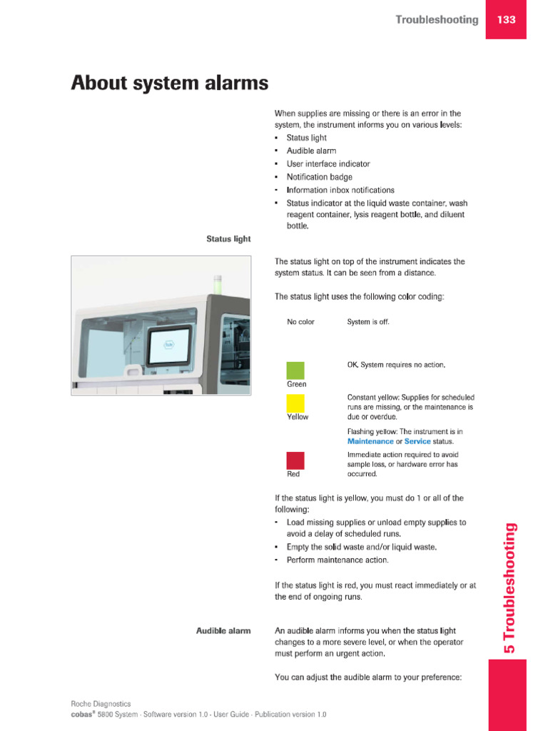 Cobas 5800 Errors | PDF