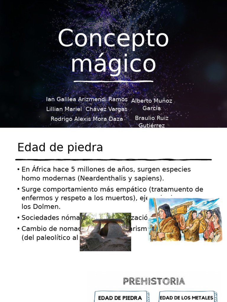 Cocepto Mágico | PDF | Paleolítico