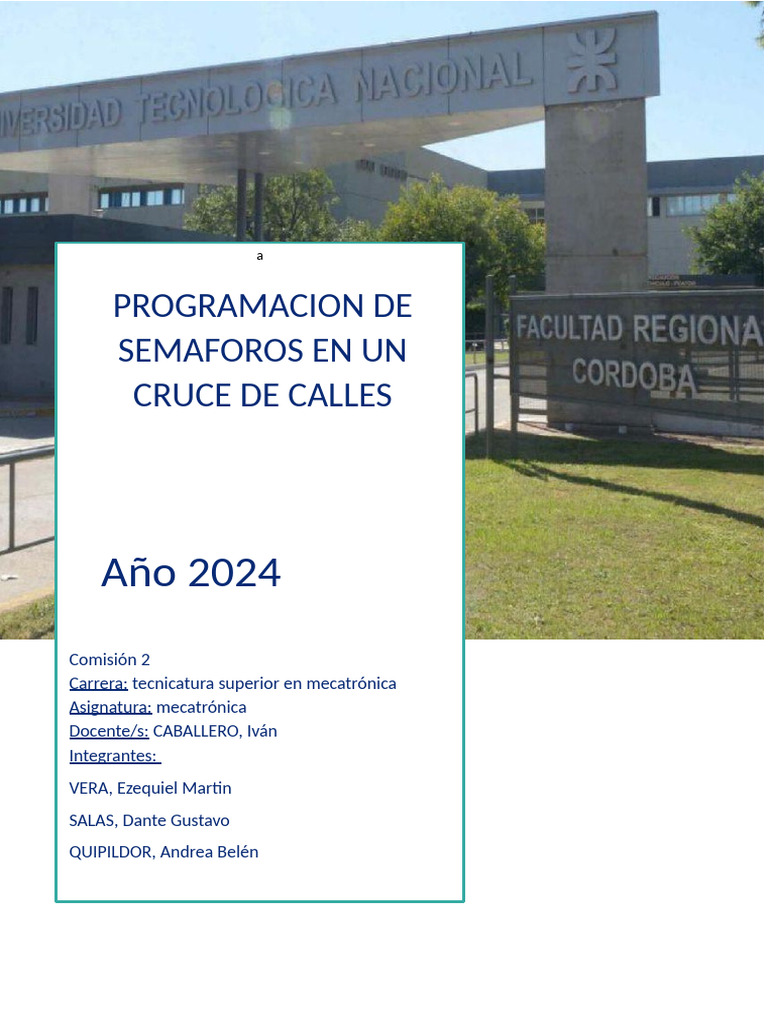 Informe Semaforo | PDF | Arduino | Microcontrolador