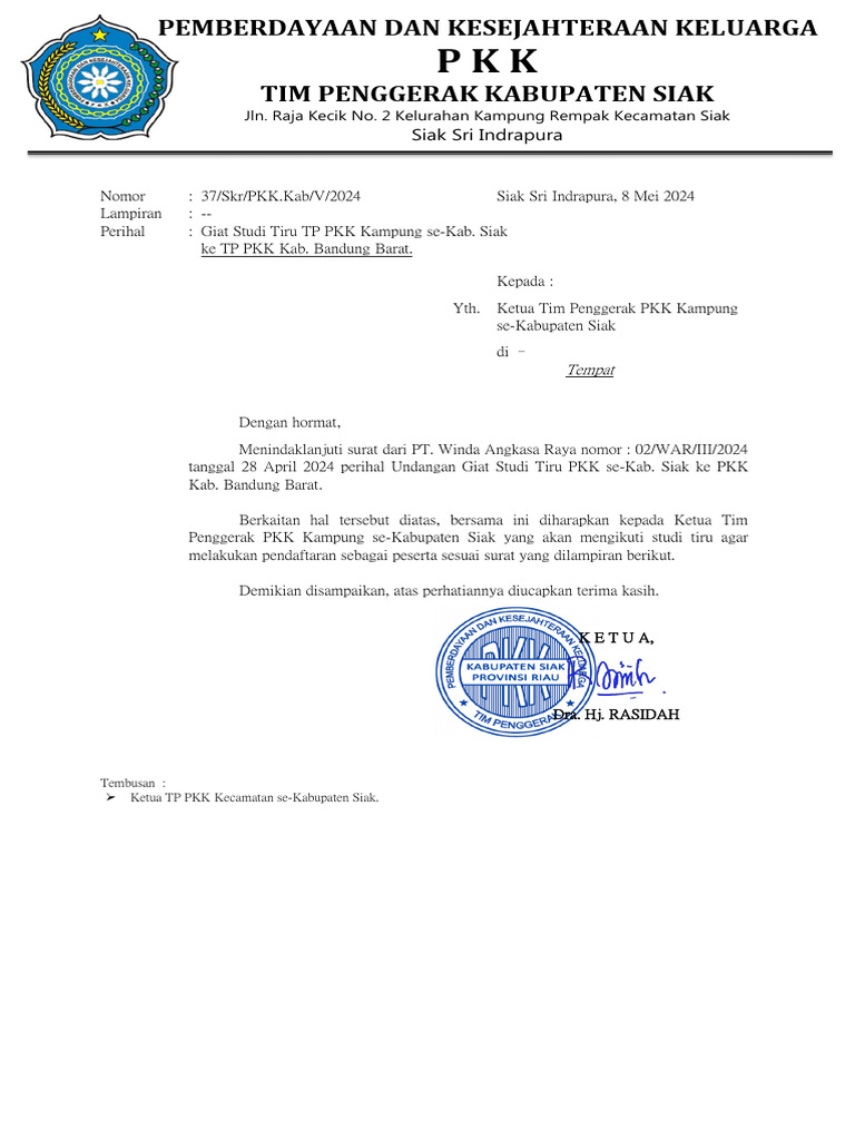 Studi Tiru PKK Di Bandung | PDF