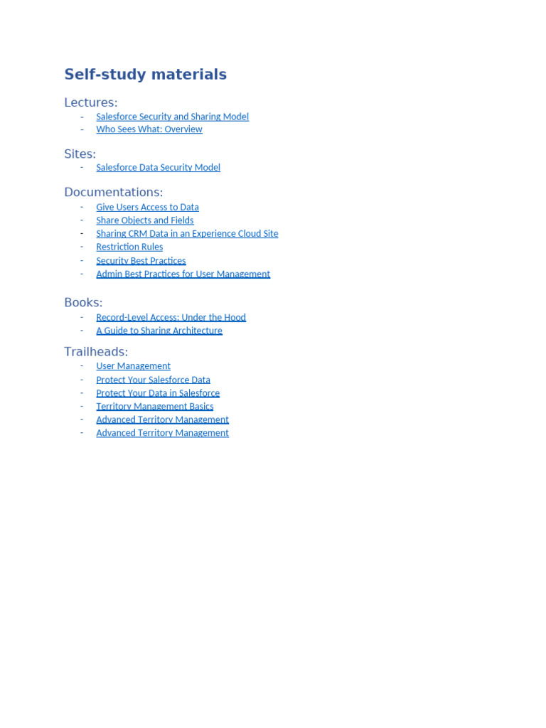 SDP - Module 2 Self-Study Materials | PDF