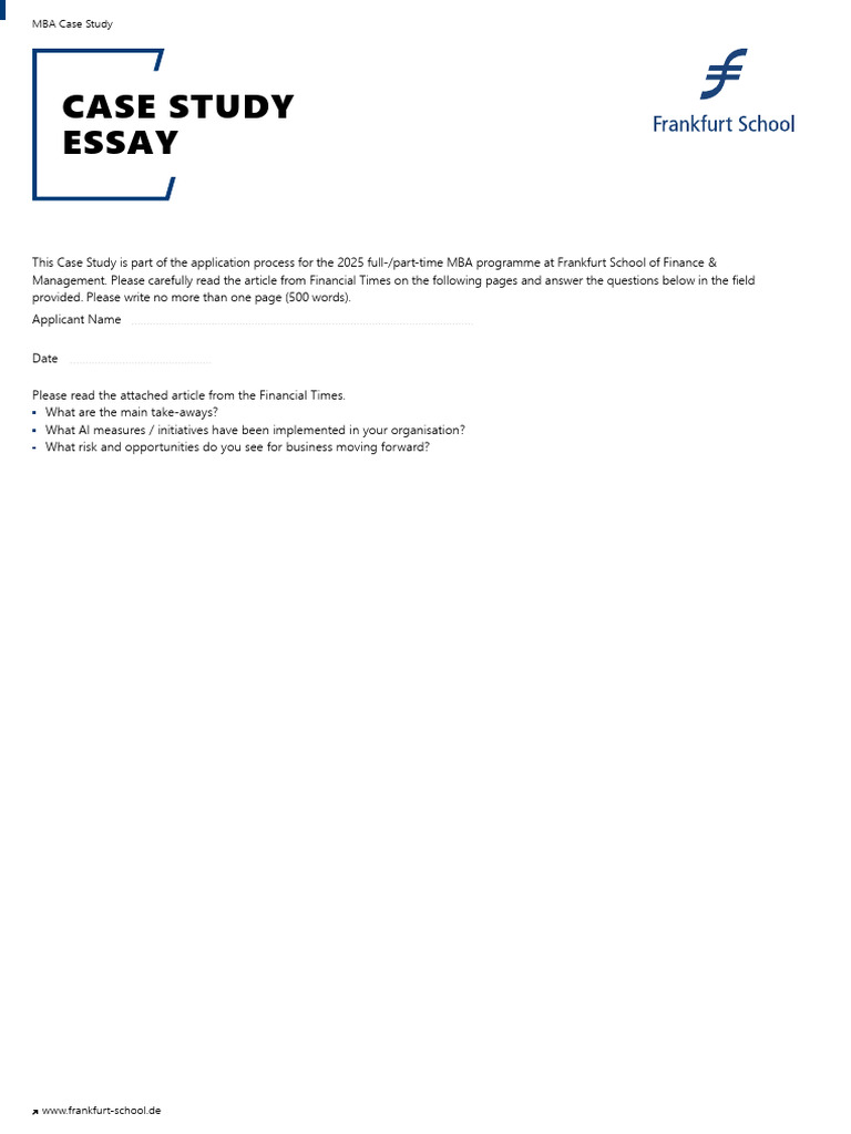 MBA Case Study Intake 2025 Huyen | PDF | Artificial Intelligence ...