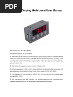 XY-MD02 Information | PDF | Sensor | Electronic Engineering
