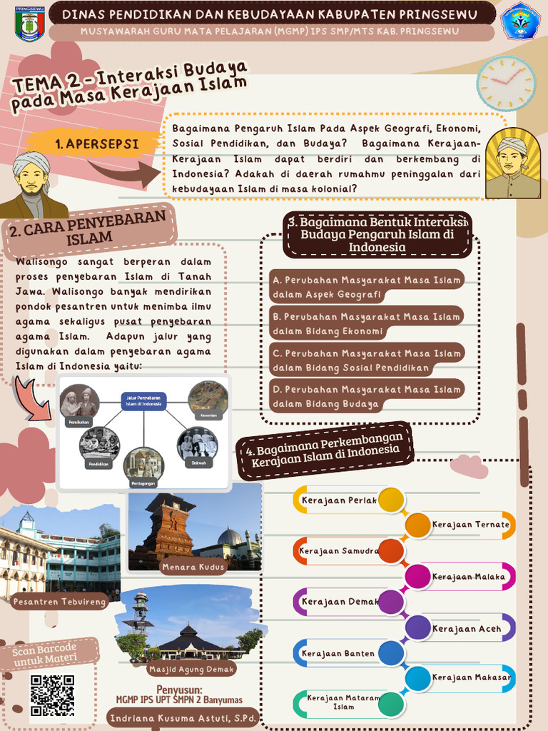 Bulletin Upt SMPN 2 Banyumas-Interaksi Budaya Pada Masa Kerajaan Islam | PDF