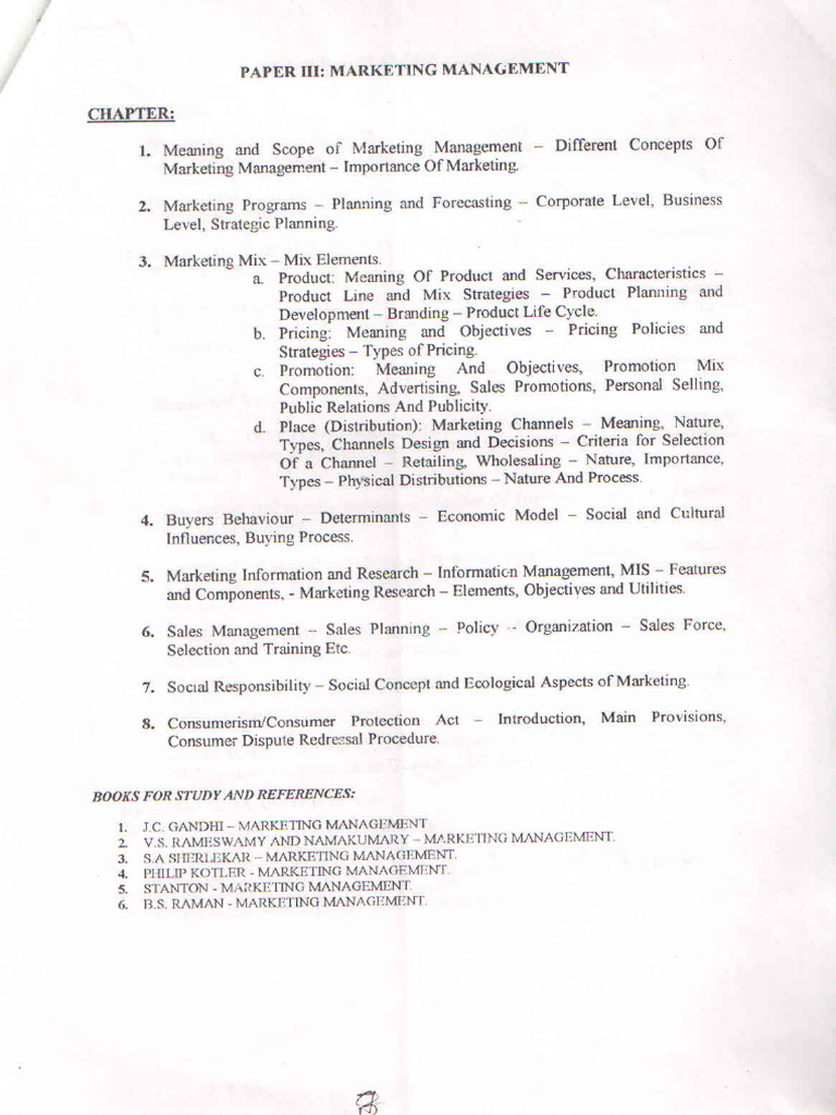 Marketing Mgt. | PDF