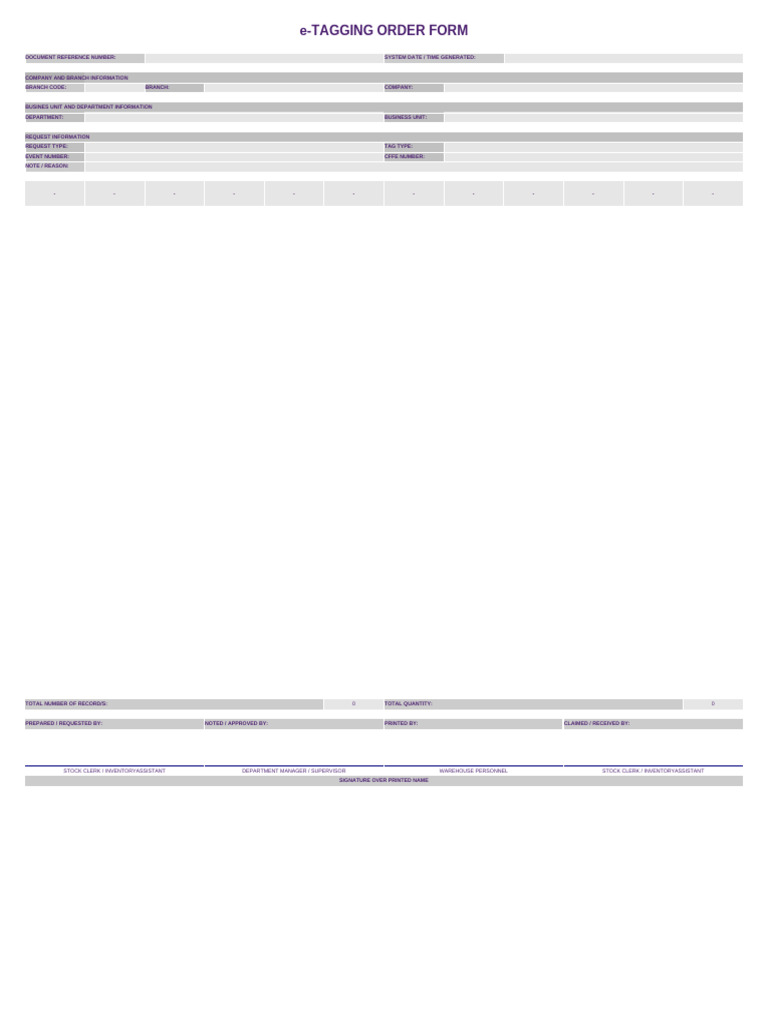 barcode request | PDF