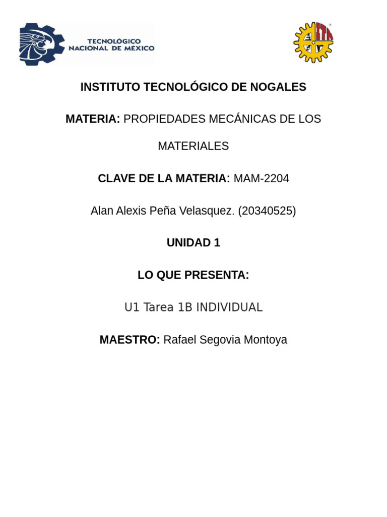 U1 Tarea 1B | PDF