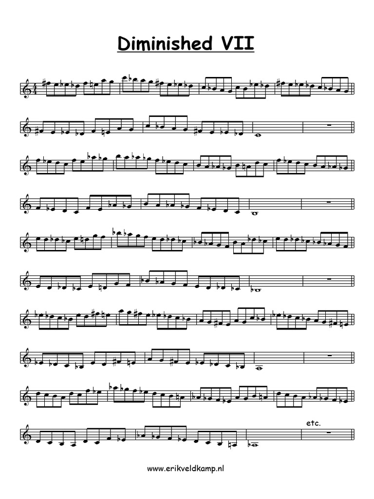 Diminished Vii | PDF